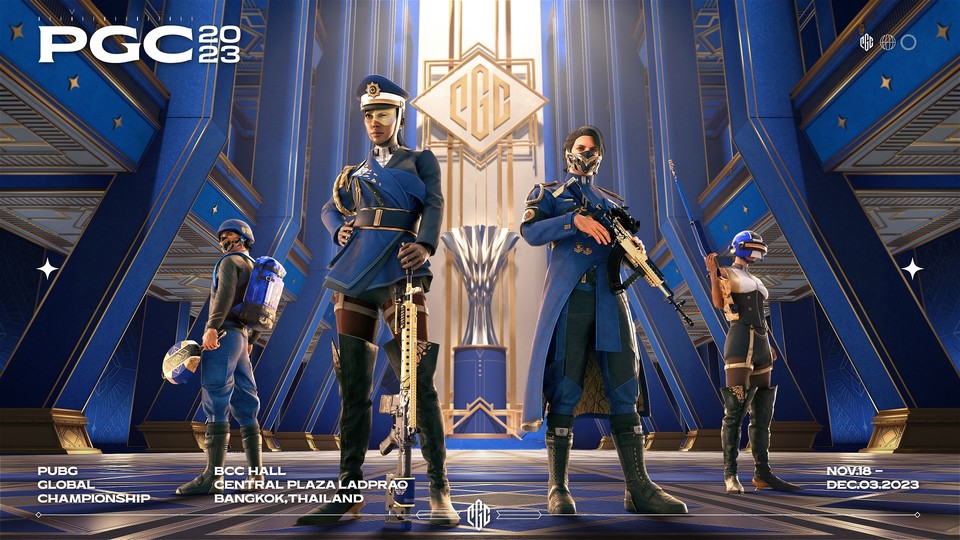 한국 5개팀 참전, 최상위 〈배그〉 국제대회 PGC2023 개최